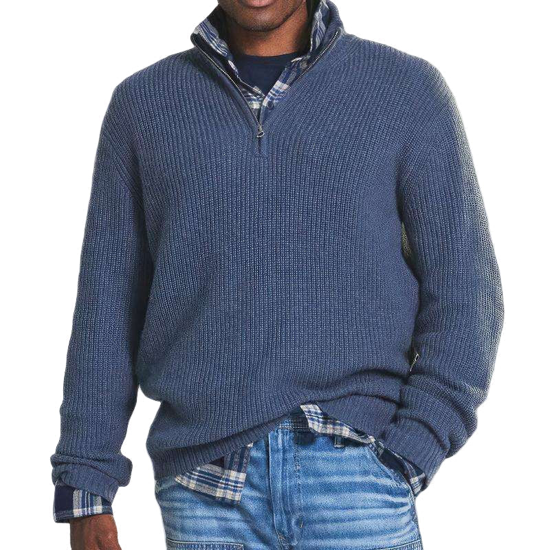 Ronald | Zip Knit Sweater – Henry & Alice London